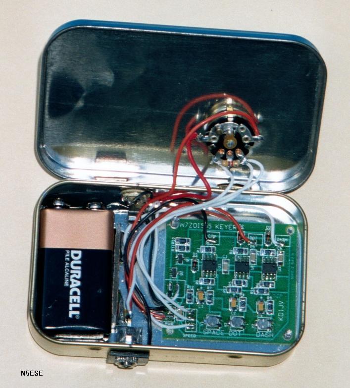 N5ESE's Version of the KD1JV 555 Keyer Kit 2002